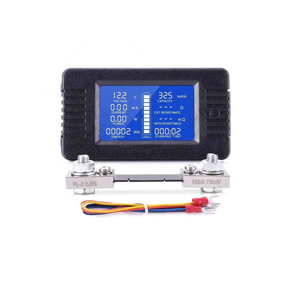 Dc Meter Battery Moniter Multimeter 0-200A | Daraz.lk