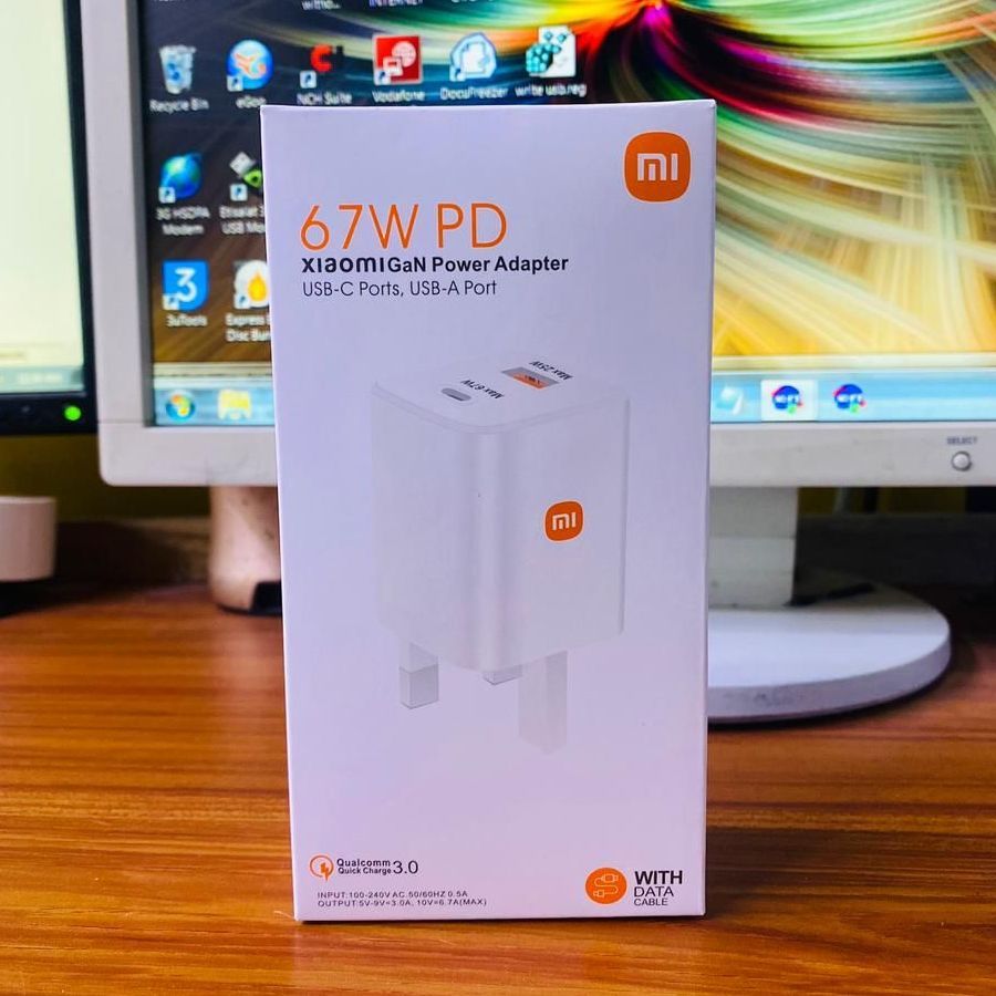 Mi 67W PD Charger with Type C Cable | Daraz.lk