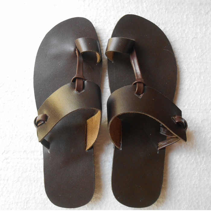 100% Genuine Leather, Men's Slipper - Brown | Daraz.lk