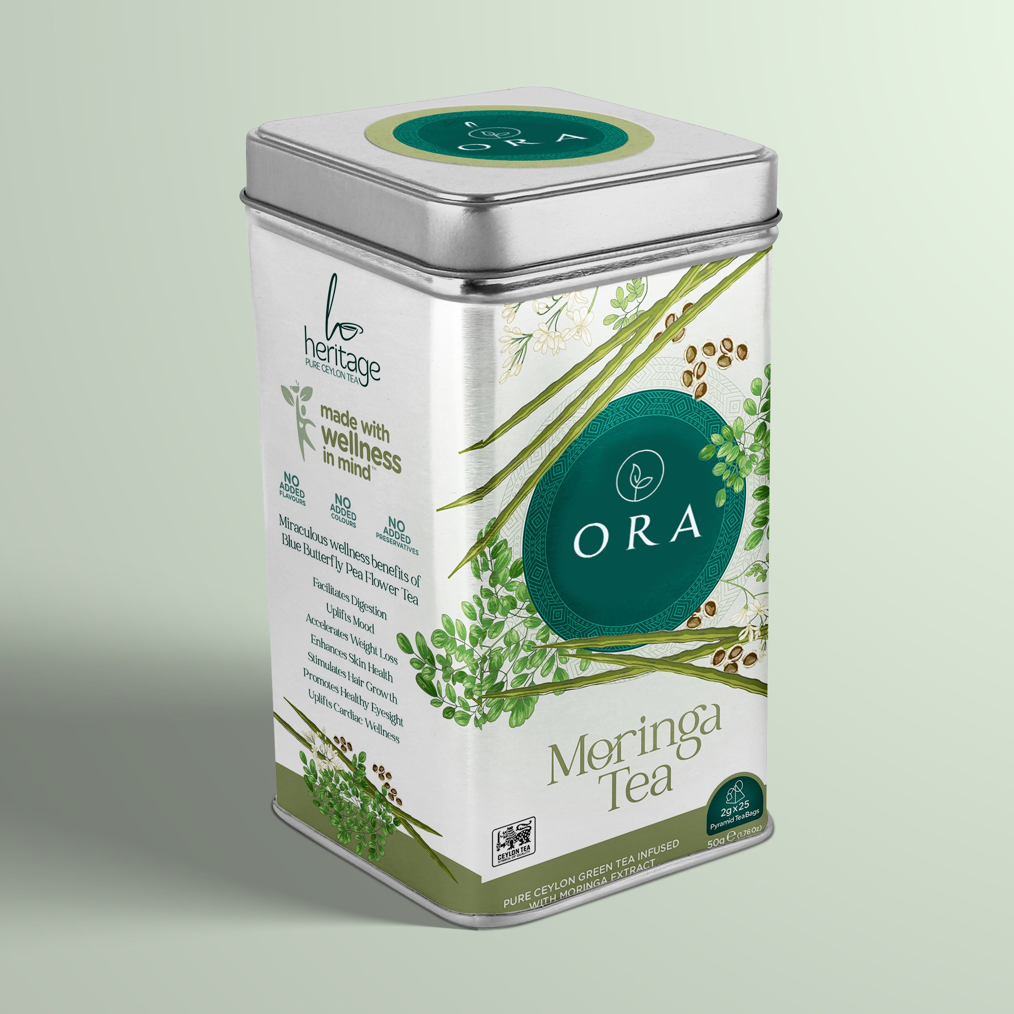 ORA MORINGA TEA | Herbal Tea | Pure Ceylon Tea | Boosts Immunity ...