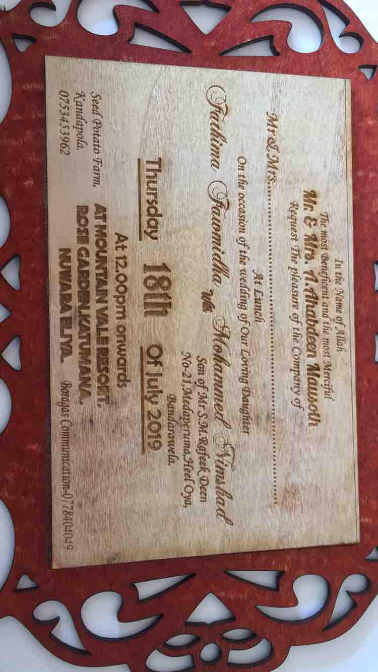 Wooden card | Daraz.lk: Buy Online at Best Prices in Srilanka | Daraz.lk