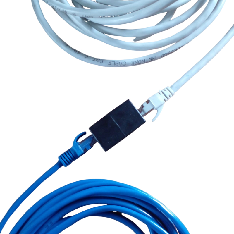 2 nos RJ45 Network Ethernet Cable Coupler Jointer Connector Cat5 Cat5e ...