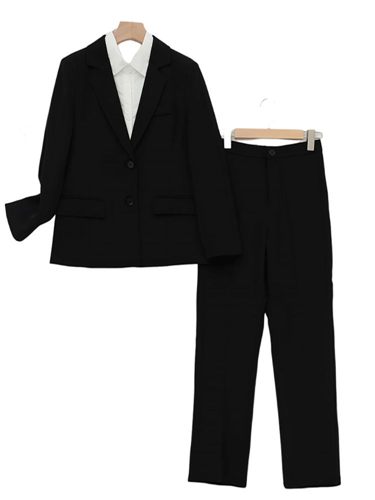 Suit Female Intern College Student Suit a Set of Etiquette Dialectical ...