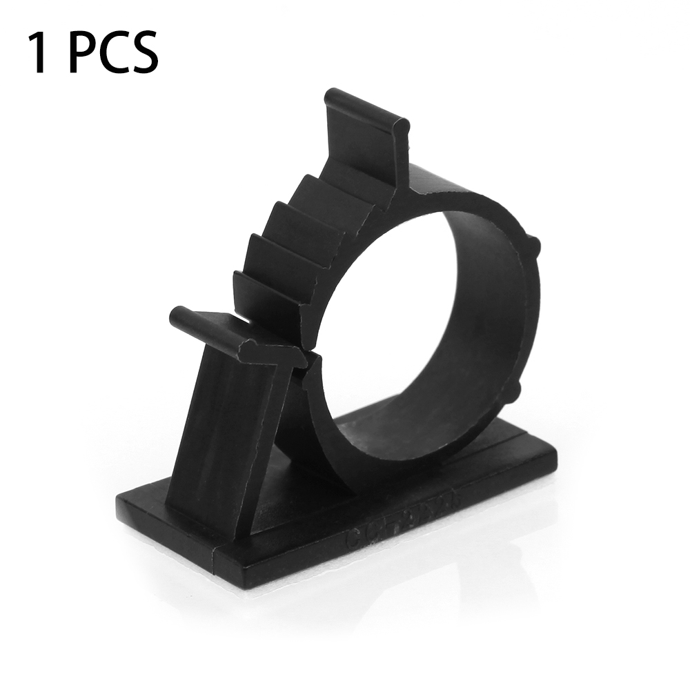1/10 Pcs Adhesive Backed Plastic Wire Adjust Cable Clips Adhesive-type ...