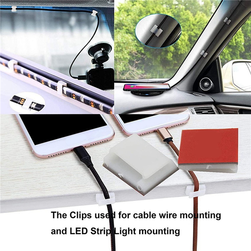 Self-Adhesive LED Strip Light Mounting Brackets and Clips,LED Light ...