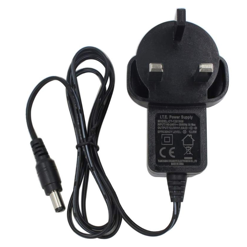 12V 1Amp Switching Power Supply Adapter,100-240V AC to 12V DC 1Amp ...