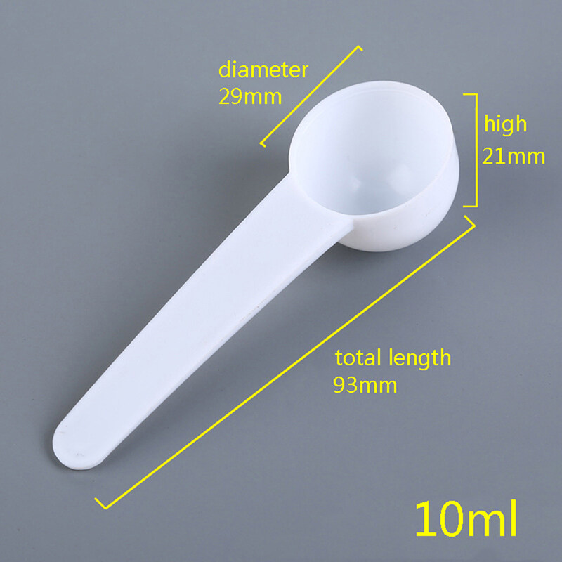 UG kongzicheng 10Pcs 1g 3g 5g 10g Measuring Plastic Scoop Measuring ...