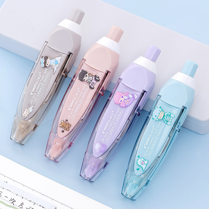 Push-up Correction Tape Pen Retractable Pen Fillable Correction Pen ...