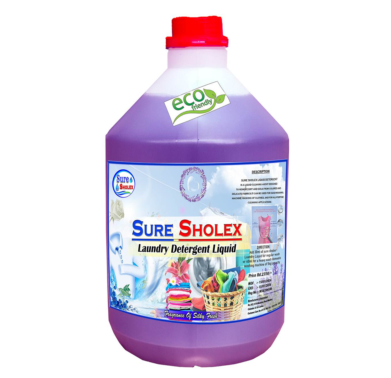 Cloth Washing Detergent Laundry Liquid 4L (MSDS Certified) | Daraz.lk