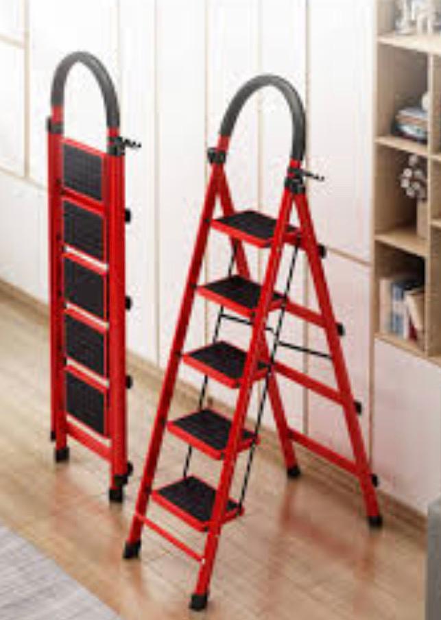 Multifunctional Domestic 5 Step Ladder for Home Office Use | Daraz.lk