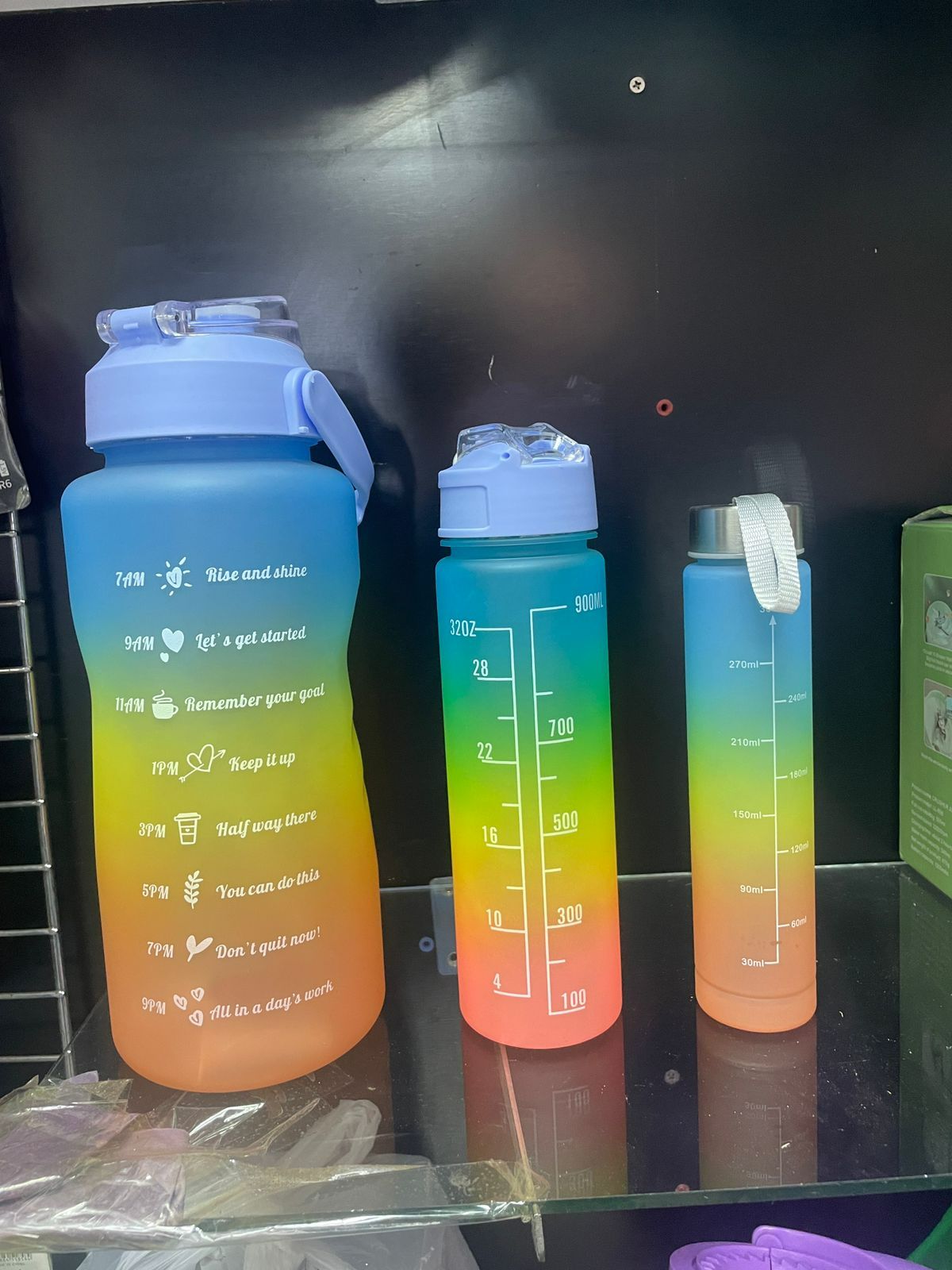 Motivation 3pcs Water Bottle Set | Daraz.lk