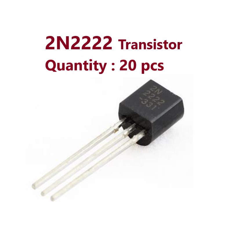 20 pcs of 2N2222 Transistor NPN | Daraz.lk
