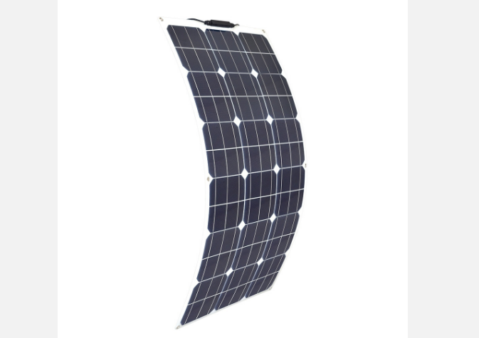 100W (18V) Semi Flexible Mono Crystalline Solar Panel | Daraz.lk