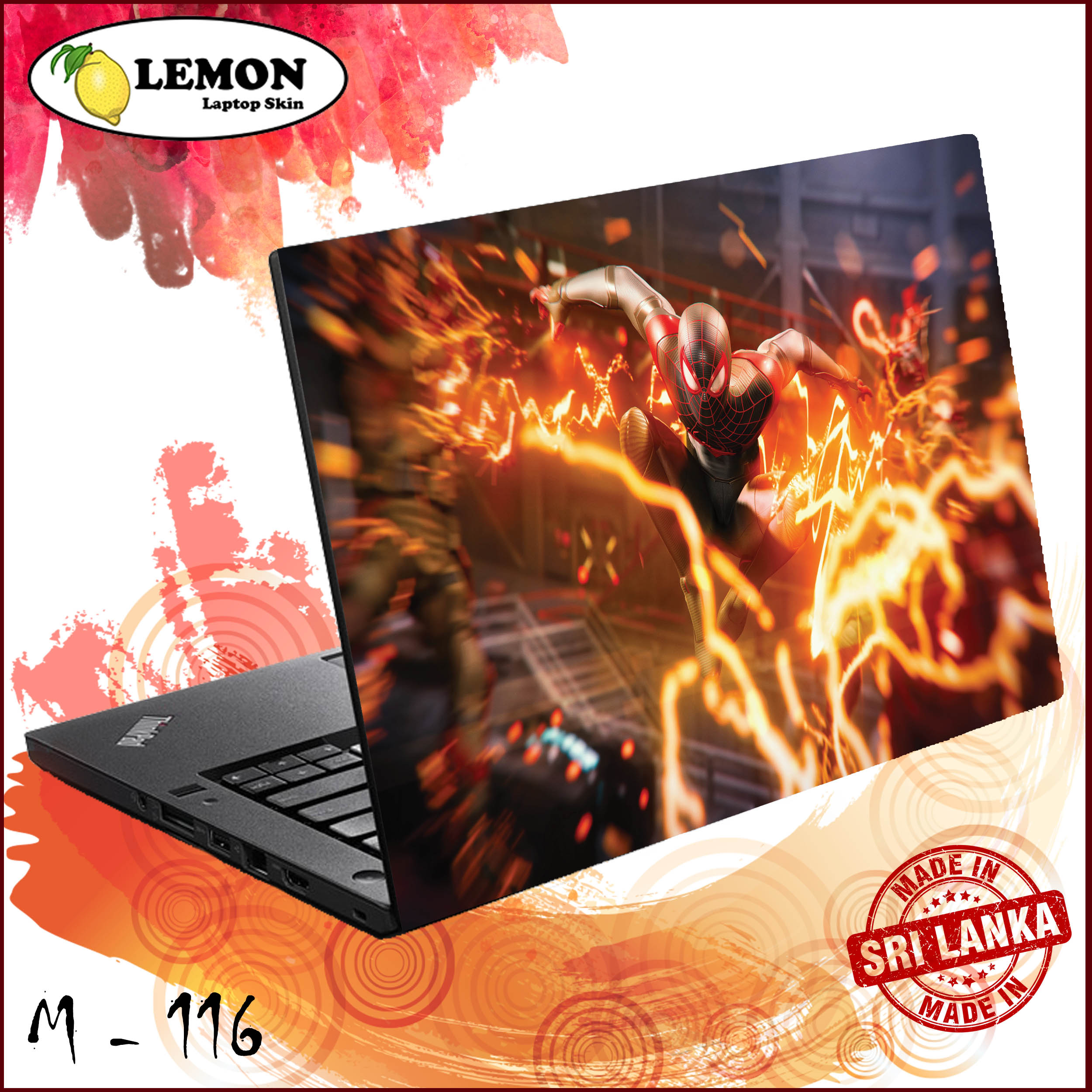 Spider Man Laptop Skin Protector Sticker(For 15.6 inch Laptops)Hp Dell ...