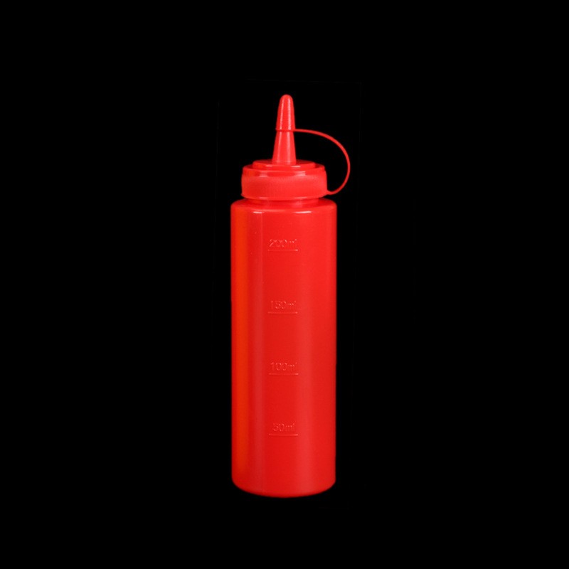 240Ml/480Ml Kitchen Plastic Squeeze Bottles Condiment Dispenser Ketchup ...
