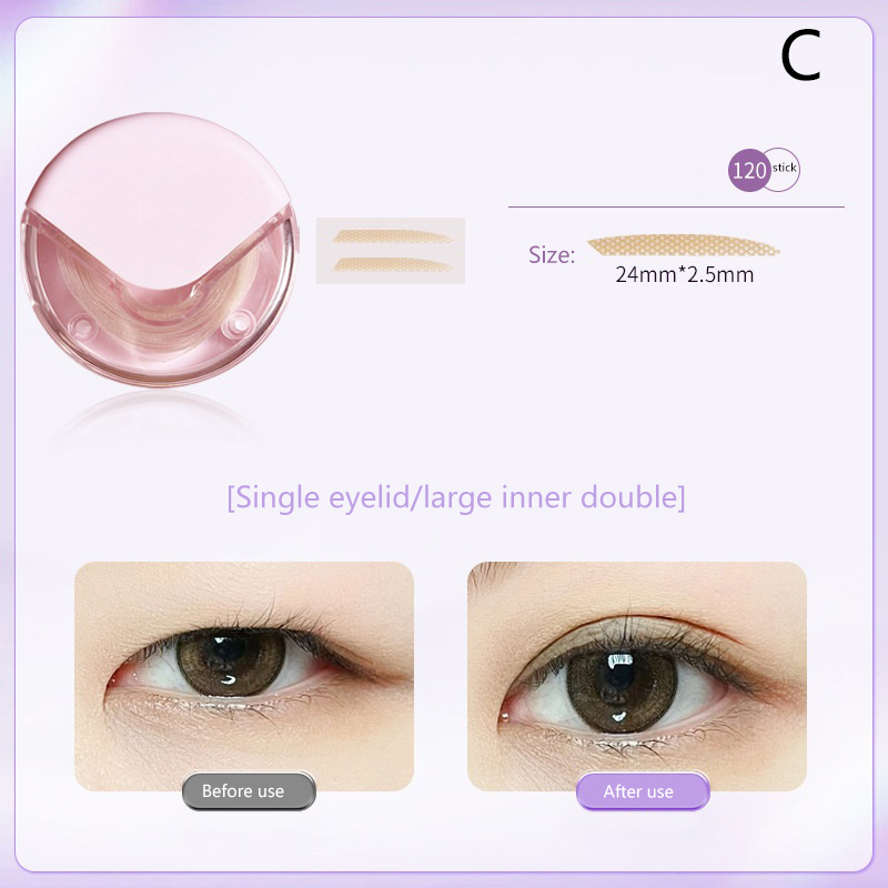 [Nice] 120PCS/Rolls Double Eyelids Invisible Fallen Eyelids Patches For ...