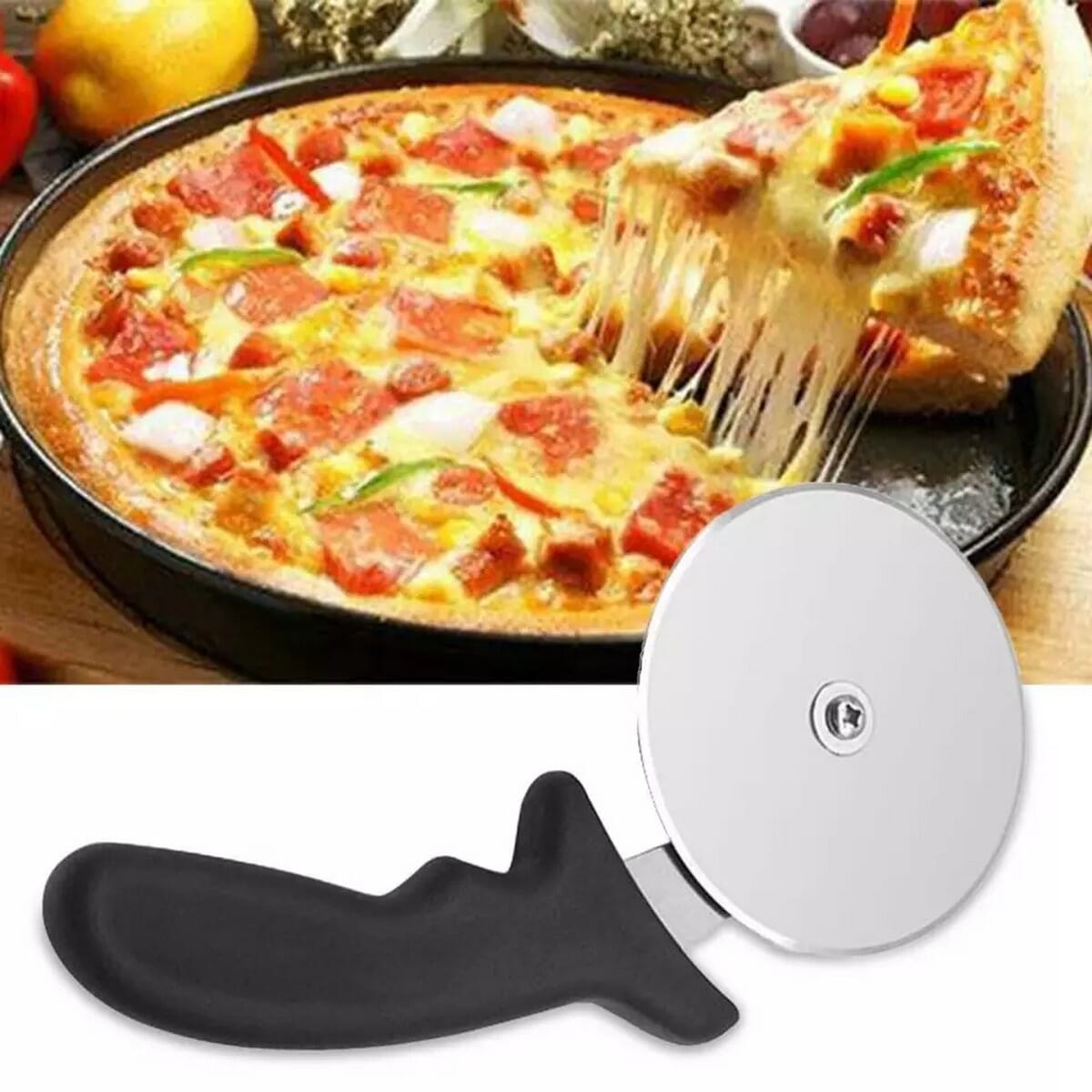 Pizza Cutter Wheel, Sharp Cutters, Pizza Wheel, Pizza Slicer - For ...