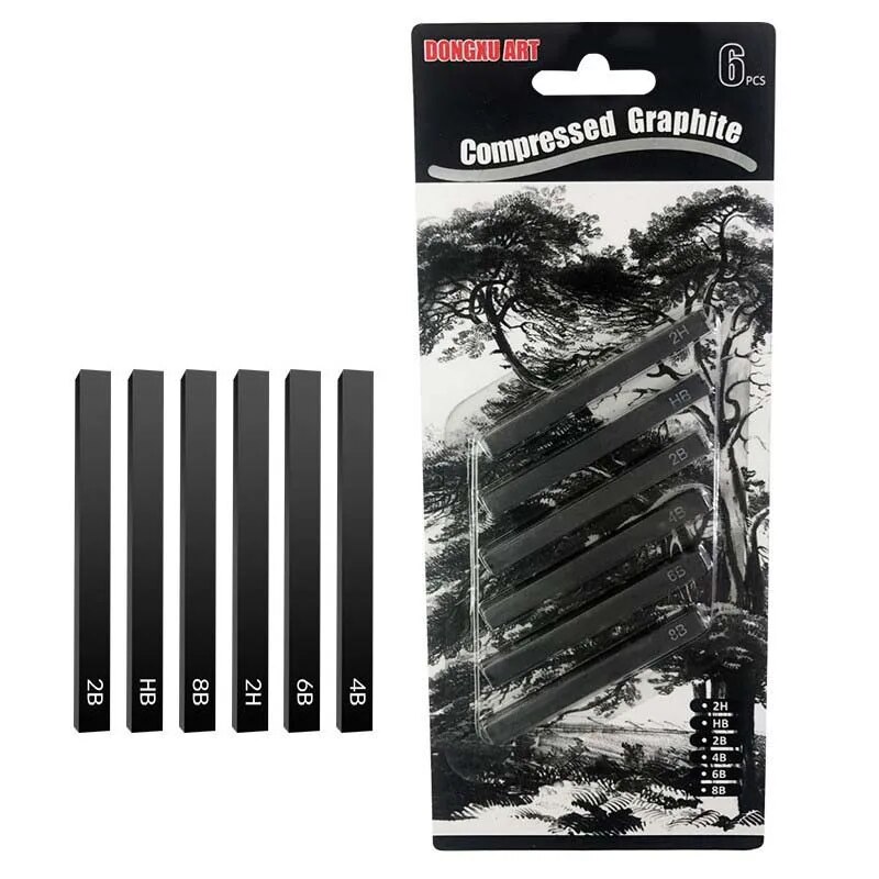 Compressed Charcoal Thick Willow Charcoal Sticks for Sketching and ...
