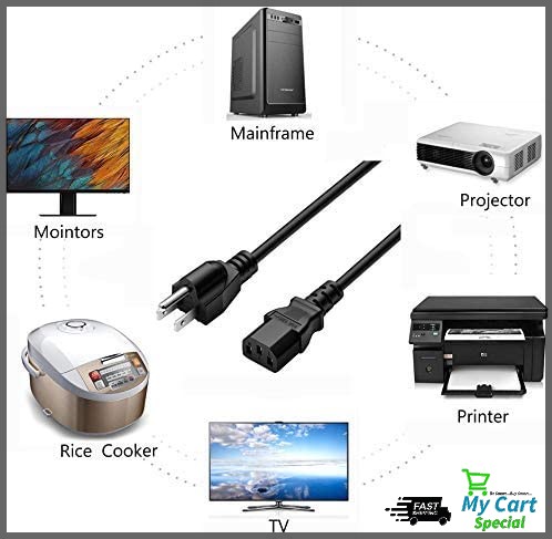 Power Cable for PC Monitors, Rice Cooker, Kettle & etc | Daraz.lk