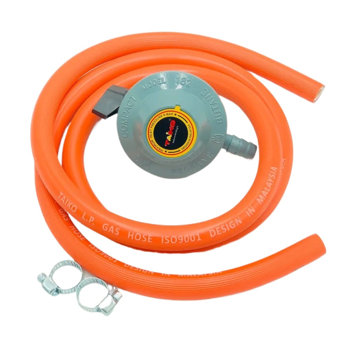 Gas Regulator with 1.5m High Quality Hose Pipe | Daraz.lk