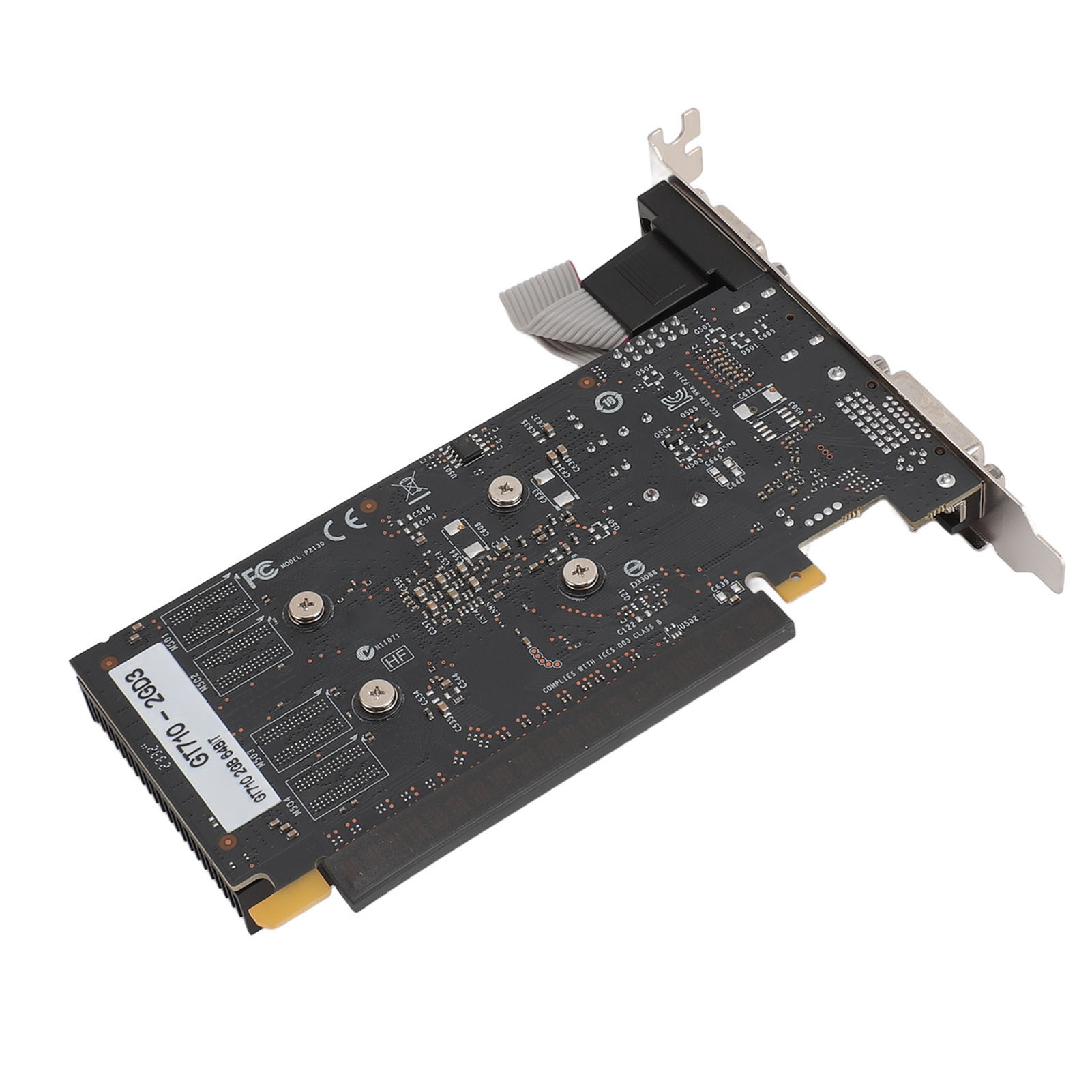 Gt710 2gd3 Graphics Card Gaming Graphics Card Ddr3 Memory Professional Efficient For Desktop