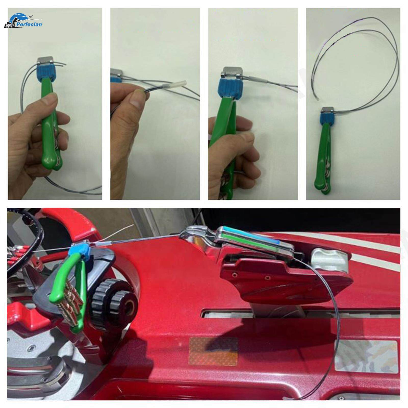 Extension Line for Tennis Badminton Squash Racket Starting Clamp, Nylon ...