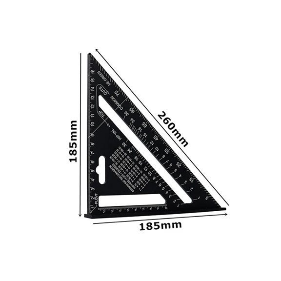 Speed Square/ Mesuring Tool/ Try Square/ Woodworking Triangle/ Metric ...