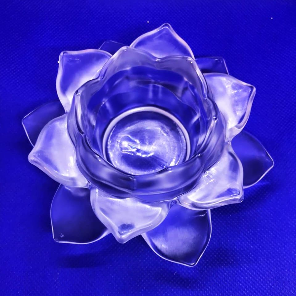 Crystal lotus oil lamp | Daraz.lk