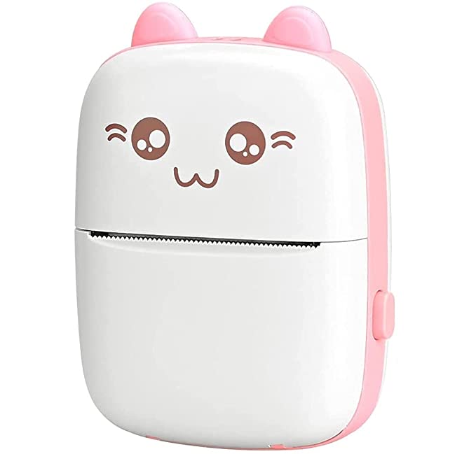 Small Portable Wireless Thermal Photo Printer Pocket Student Mini Label ...