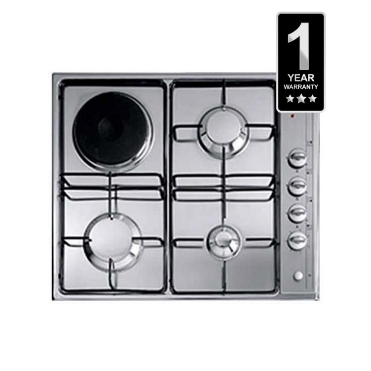 ELBA Cooker Hob Stainless Steel Gas & Electric-Es60-311X -Safety Device ...