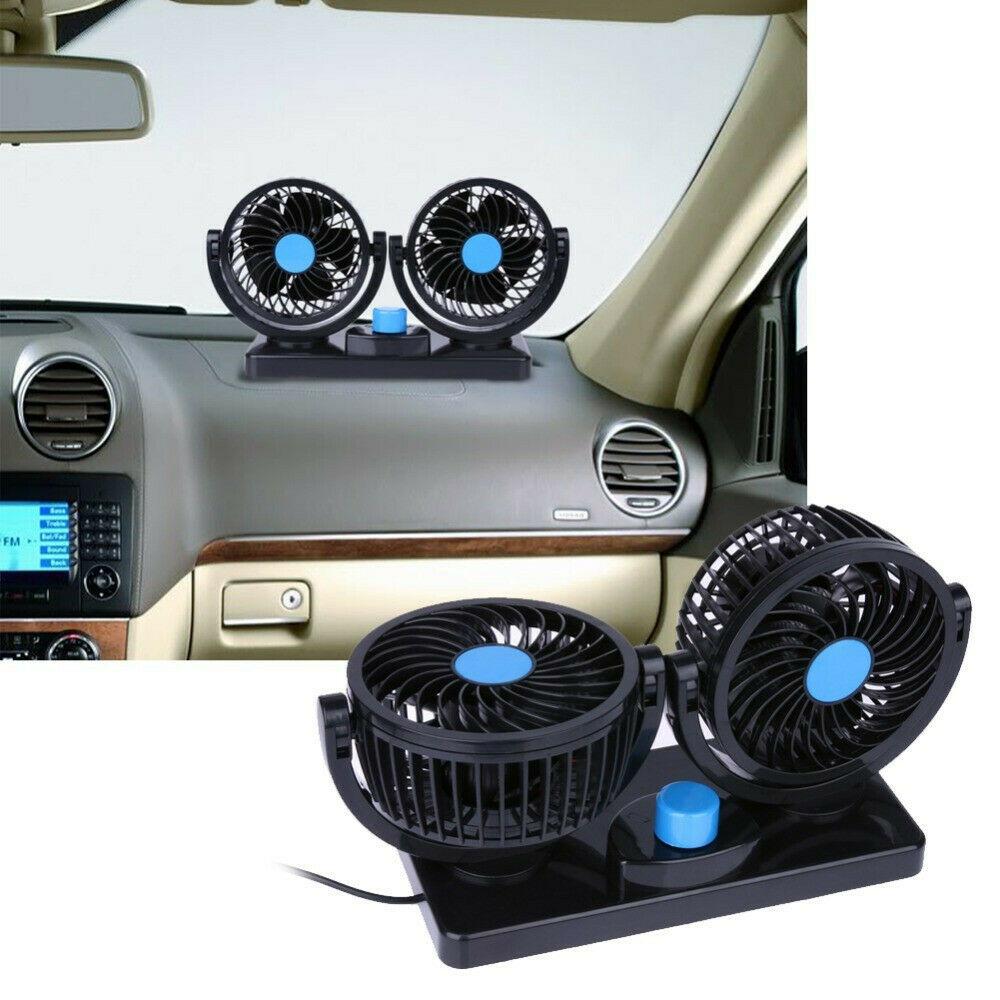 24V Vehicle Dual Fan for Truck lorry bus / 24V Double cooling fan ...