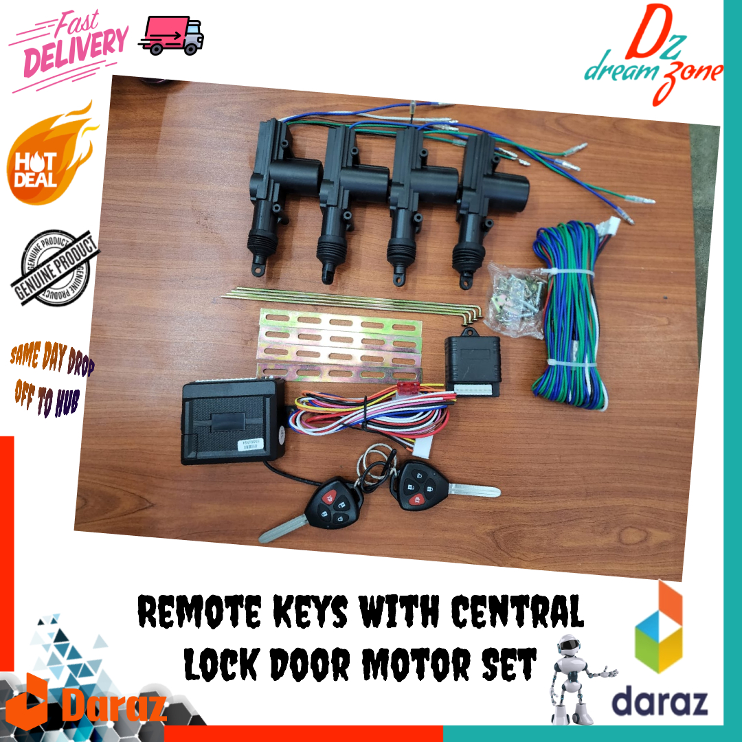 Suzuki Alto Remote Keys With Central Lock Door Motor Set | Daraz.lk