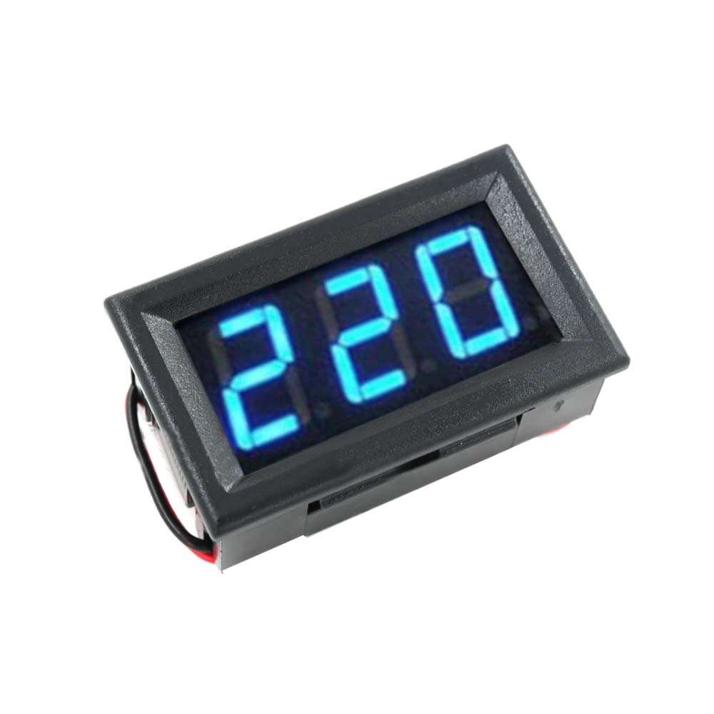 110V-220V-380V Digital Voltmeter AC 70V to 500V 0.56 inch LED Digital ...