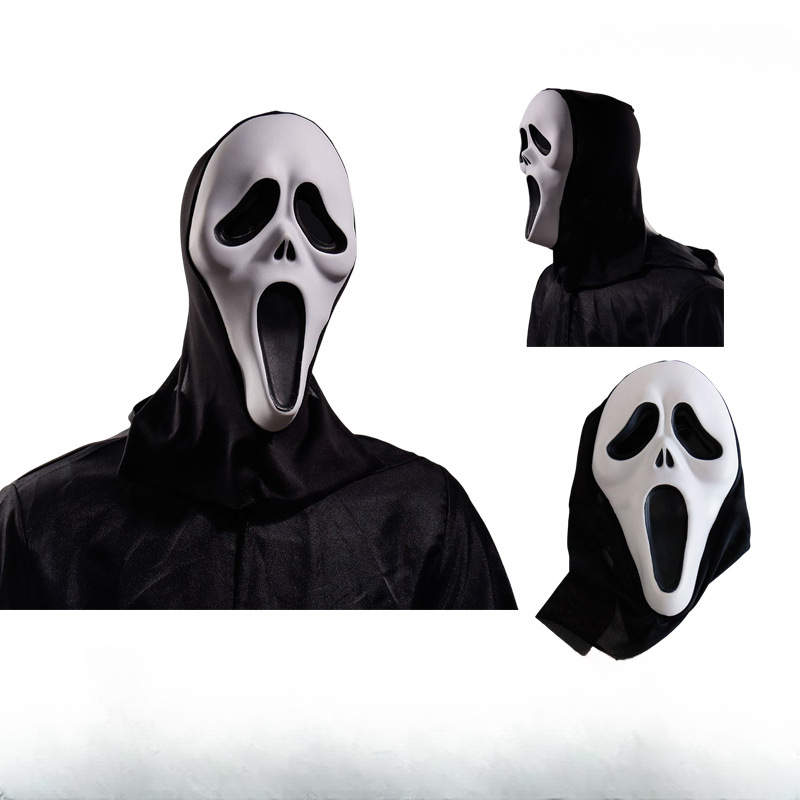 Halloween Screaming Ghost Mask Scary Ghost Face Mask Halloween Supplies ...