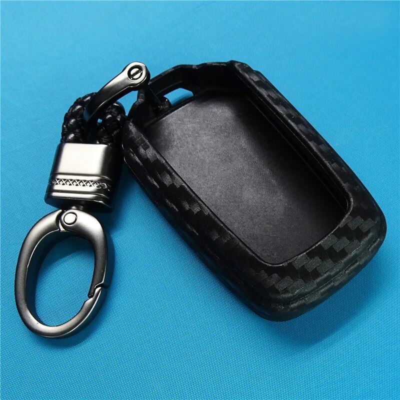 【wenfangdianpu】Carbon Fiber Pattern Silicone Fob Case For Isuzu 3.0/ X ...