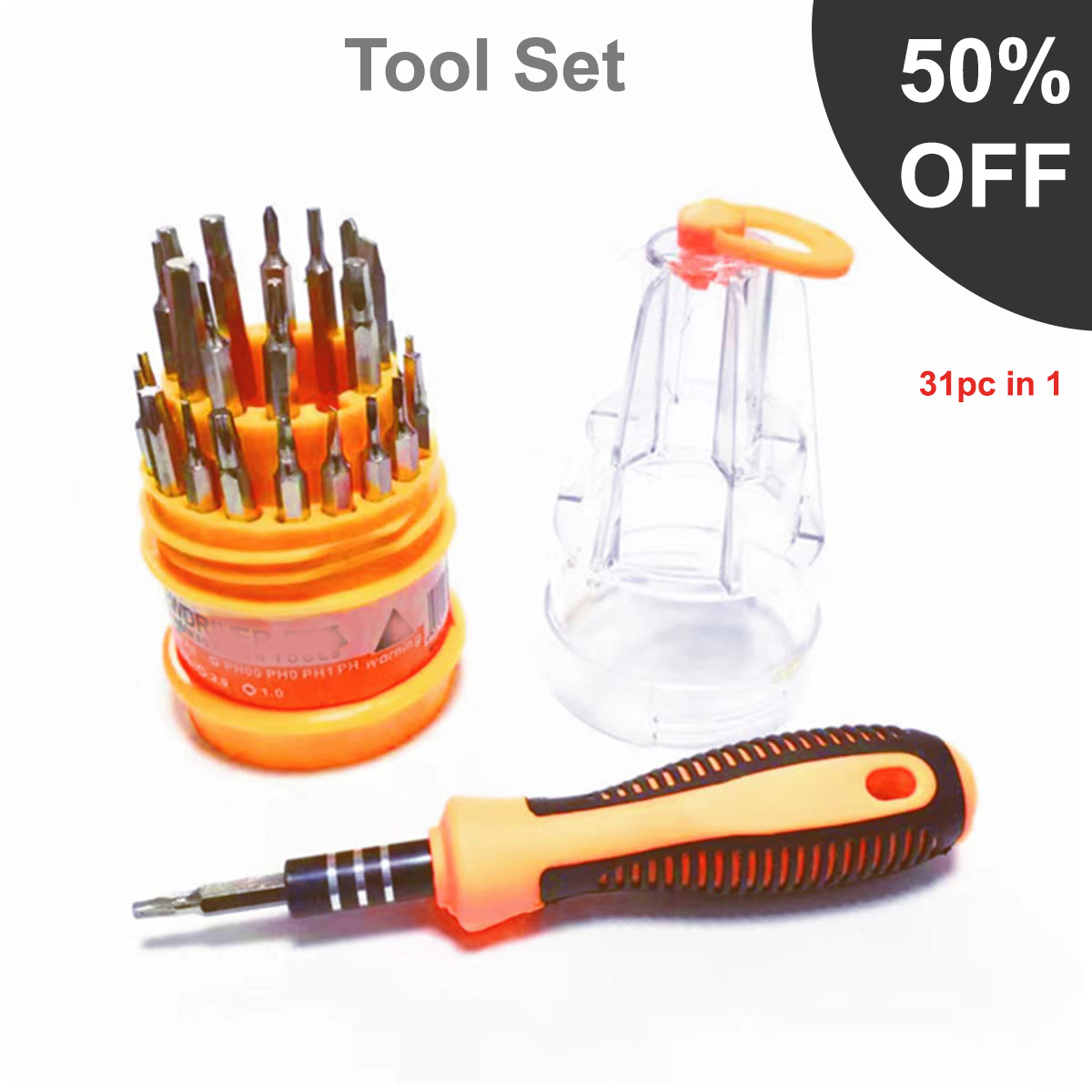 Tool Set 31 In 1 Screwdriver Kit Multifunctional Screwdriver Carbon ...