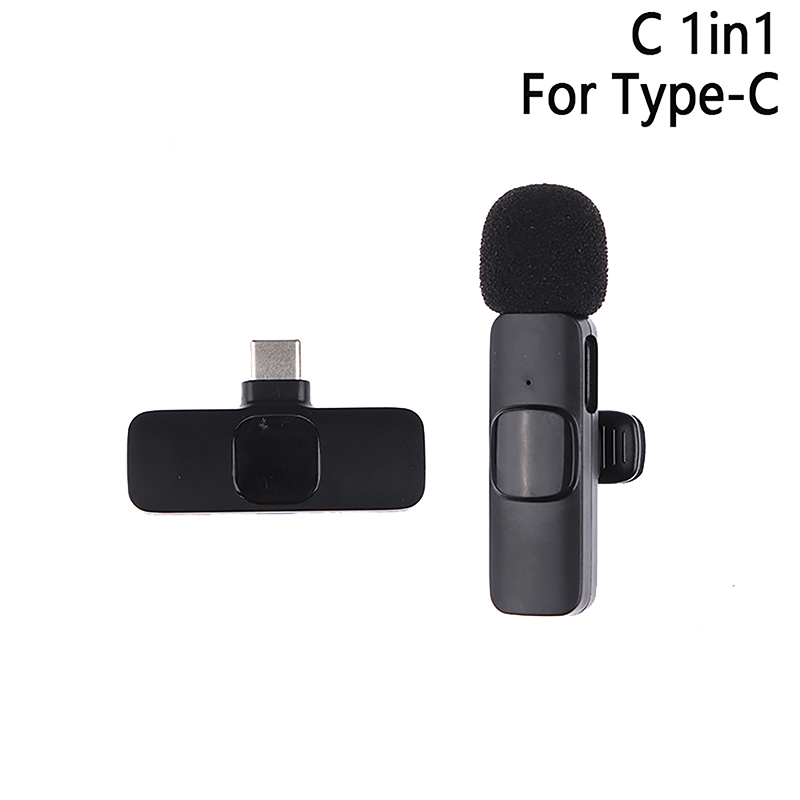 Wireless Microphone Audio Video Mini Mic For Phone Laptop Live ...