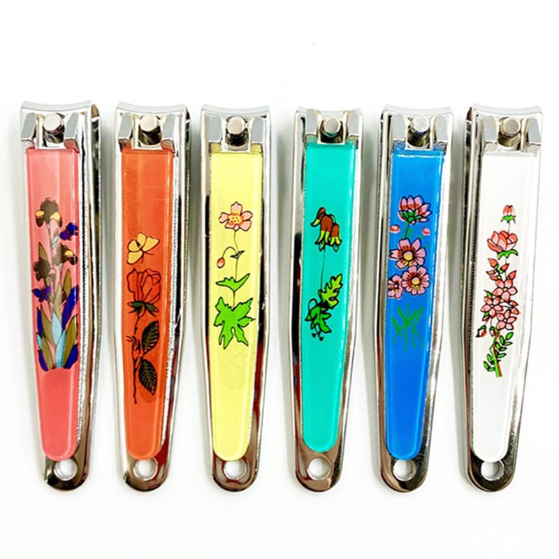 6 Pcs Made in Korean Stainless Steel Nail Cutter with Chain | Daraz.lk