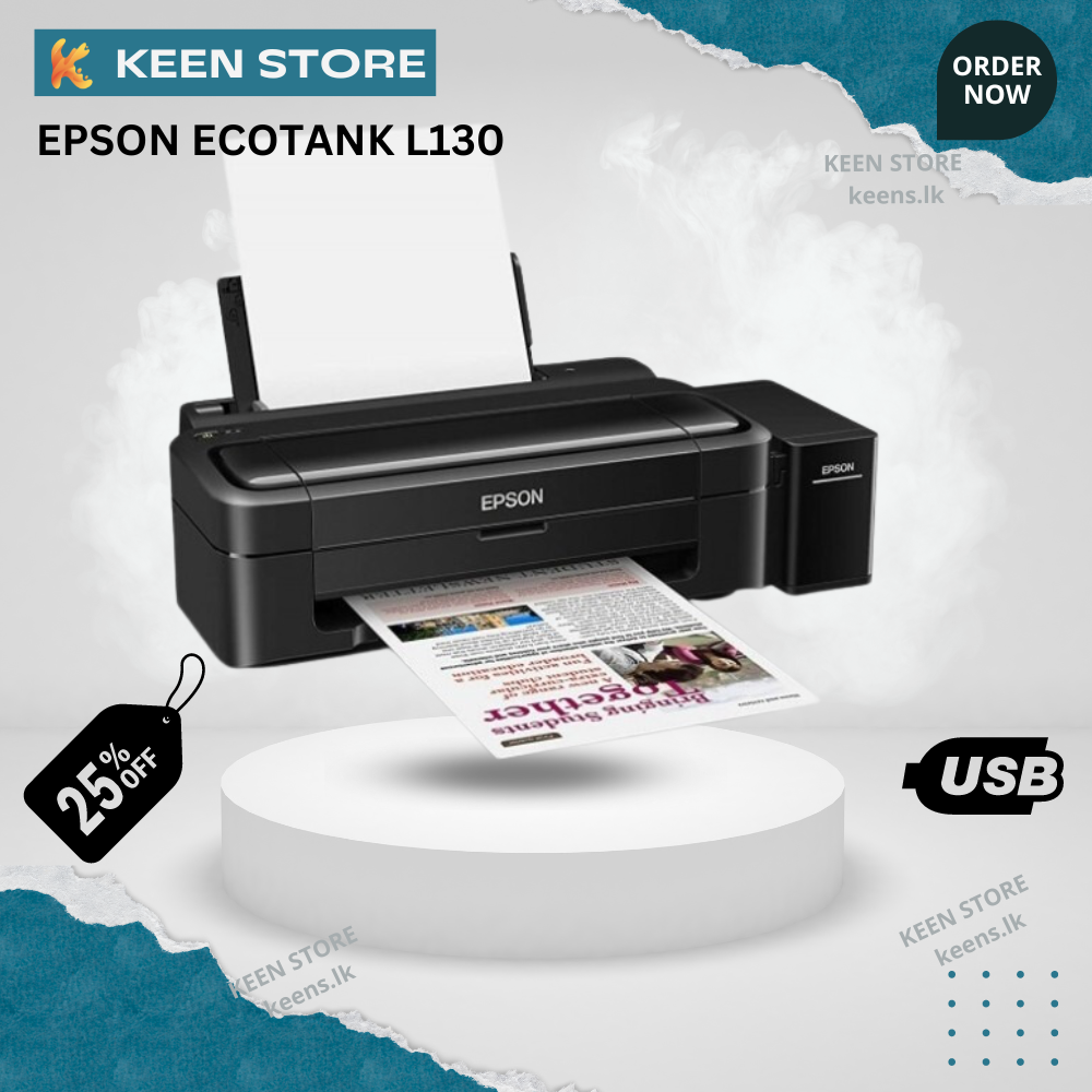 EPSON ECOTANK L130 SINGLE FUNCTION INKTANK PRINTER | Daraz.lk