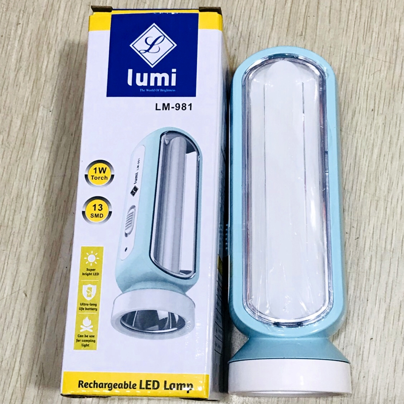 Lumi Torch & Lamp LED Rechargeable Emergency Light | Daraz.lk