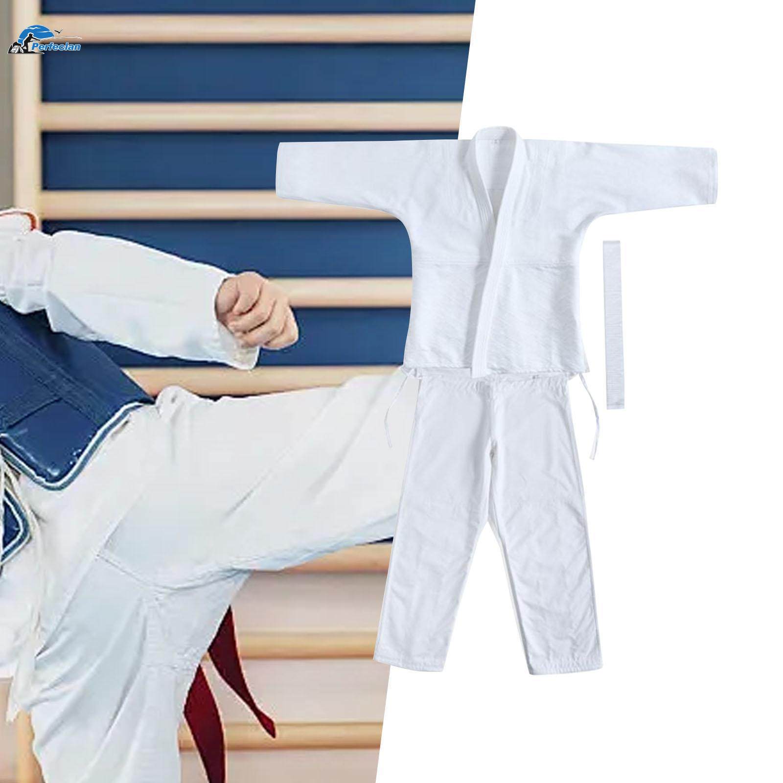 Judo Gi Men Women Clothes Breathable Costumes Dobok Arts Taekwondo Suit ...