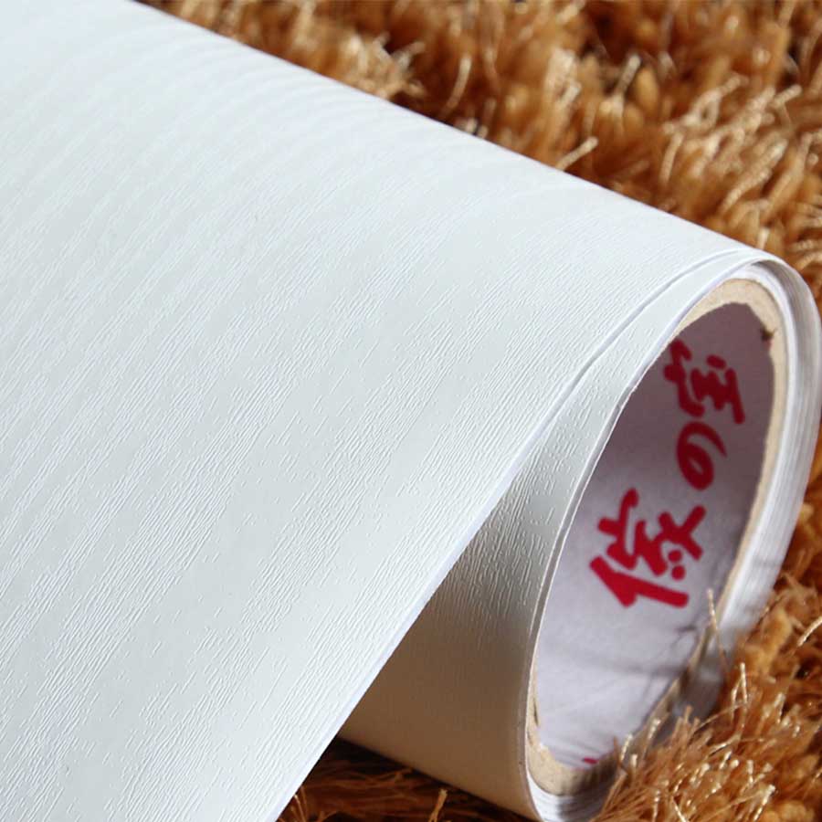 Desktop Stickers White Wood Grain Table Wallpaper Self-Adhesive ...