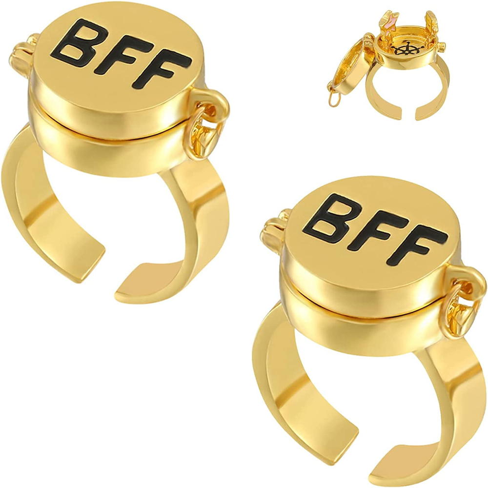 2 Best Friends Ring BFF Rings 2 Best Friends Ring Forever Ring Cute Rings Adjustable Rings Gold Rings Teen Girls Friendship Rings Matching Couple Rings Couple Rings Friends Jewelry Gifts Daraz.lk