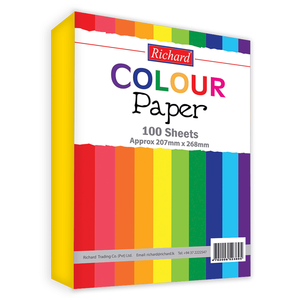 Richard Colour Paper A4 - Cyber Yellow (100 Sheets) | Daraz.lk