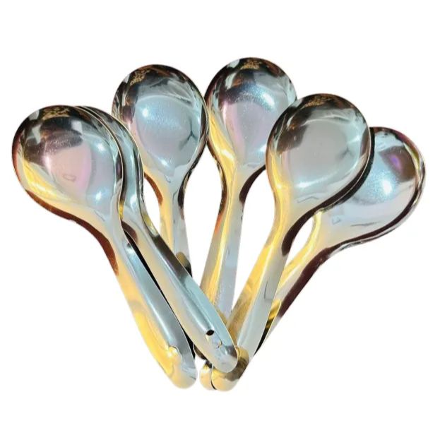 Premium 06-Piece Stainless Steel Curry Spoon Set - Best Quality Kitchen ...