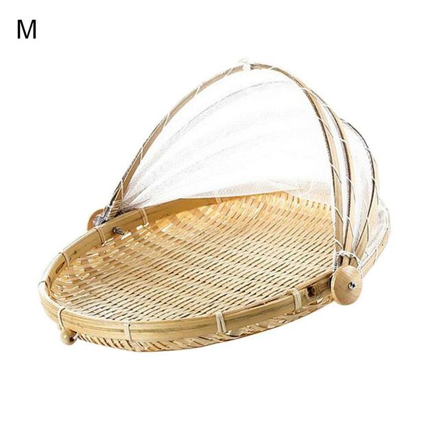 Anti-Insect Dustproof Basket Fruit Vegetable Tray Mesh Drying Dustpan ...