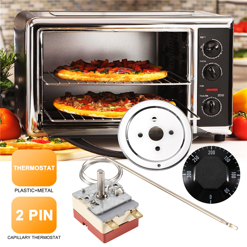 50 to 300 degrees NC capillary thermostat temperature control oven ...