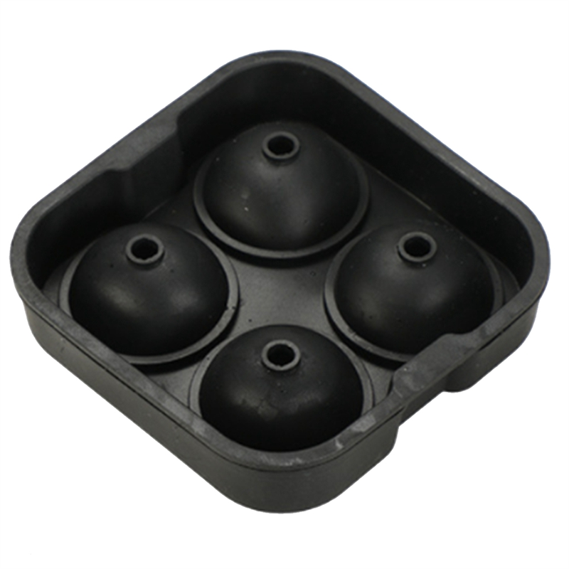 Whiskey Ice Ball Maker Food Grade Reusable Silicone Ice Mold Tray Ice ...