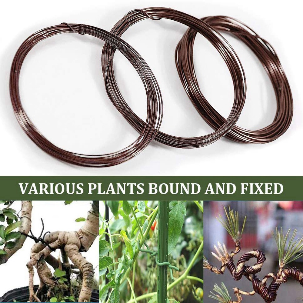 Bonsai Training Wire Complete 4-Roll Kit With Cutter - Anodized ...