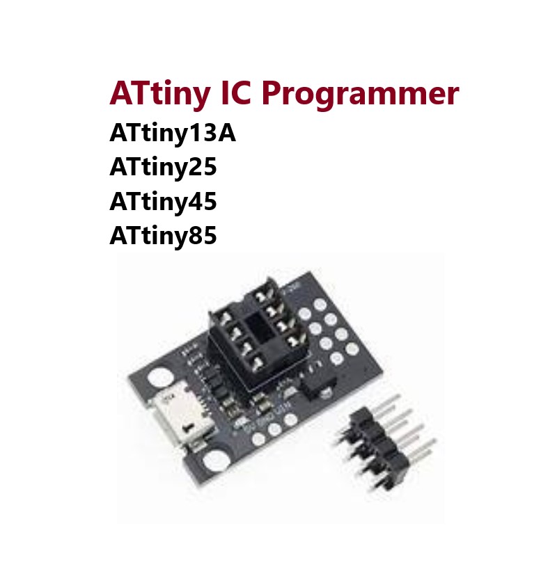 Attiny IC Programming Board ATtiny13A ATtiny25 ATtiny45 ATtiny85 | Daraz.lk